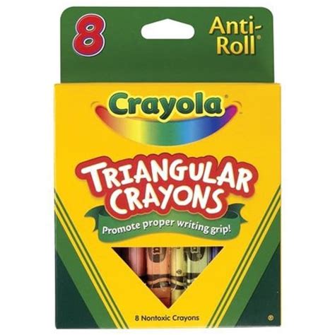 Crayola Triangular Crayon 8 Pcs Booksmart