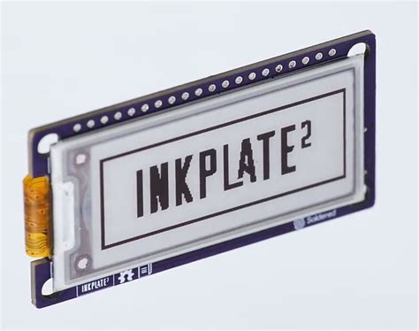 Inkplate 2 Is A Programmable 213 Inch Epaper Display With Wifi
