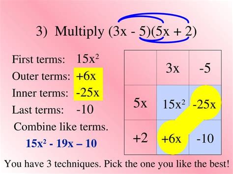lesson 7 7foilppt ppt multiply polynomials ppt