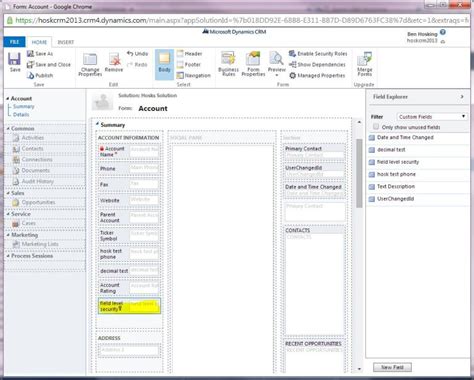 Crm 2013 How To Set Up Field Level Security Hosks Dynamic Blog