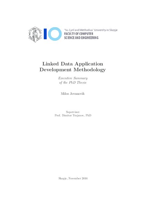 Pdf Linked Data Application Development Methodology
