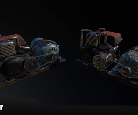 Artstation Post Apocalyptic Props Pack Unreal Engine 4 Game Assets