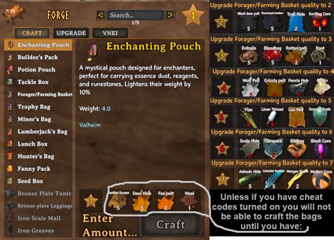 EpicLoot EnchantingPouch Thunderstore The Valheim Mod Database