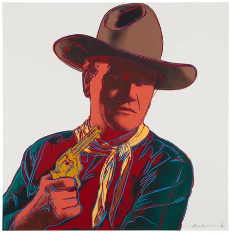 Sold Price Andy Warhol 1928 1987 American John Wayne From The Cowbabes And Indians