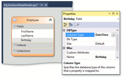 Create A Business Model In The Xpo Data Model Designer Xaf Cross