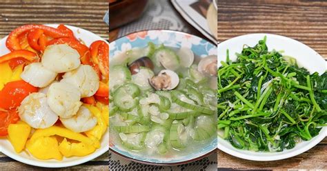 海鮮食譜推薦XO醬炒甜椒干貝蛤蜊絲瓜銀魚莧菜三種零失敗海鮮入菜食譜10分鐘快速上桌 欣晴美食旅遊生活分享