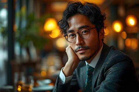 Premium Ai Image A Asia Personal Assistant With Suit