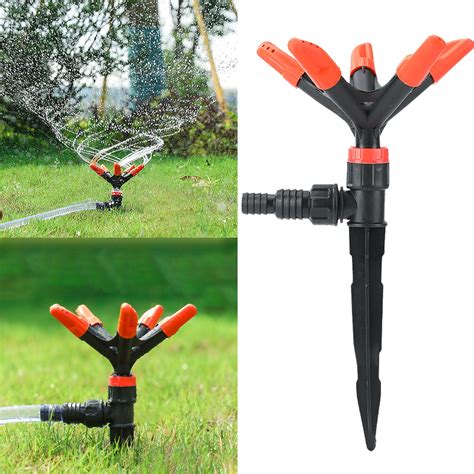 Water Sprinklers Sprinkler Automatic 360° Rotating Garden Water