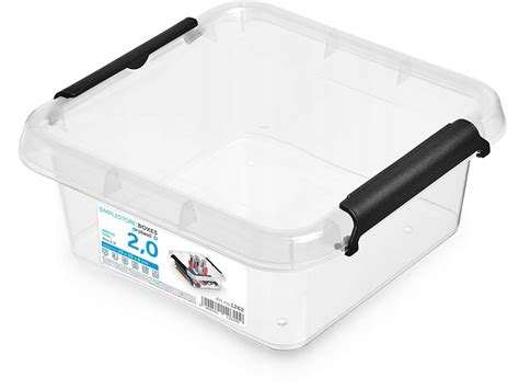 Pojemnik pudło organizer plastikowy pokrywa 2l Orplast Sklep EMPIK