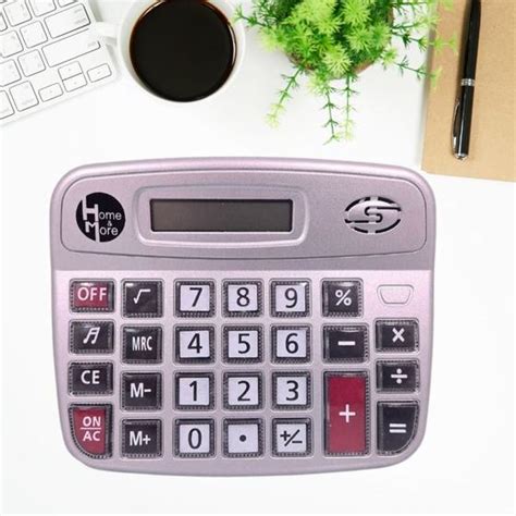 Calculadora Simples De Mesa Eletr Nica Digital Grande Escrit Rio