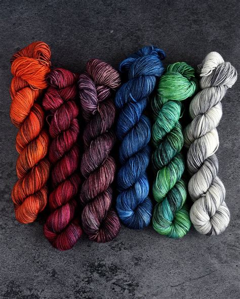 Cobalt Blue Hand Dyed Yarn Destination Yarn