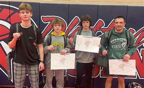 Rockets Wrestlers Grab Fifth Place Team Finishes Syracuse Journal