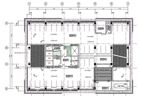 Autocad 2d Dwg Drawing File Shows The Details Column Base Location Of