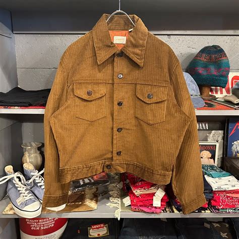 70s Brent Corduroy Trucker Jacket Vostok