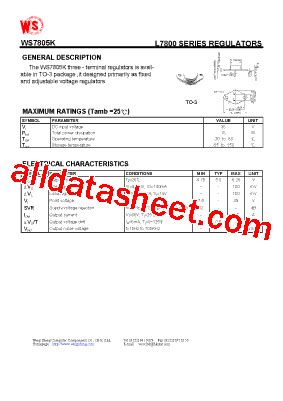 WS K Datasheet PDF Wing Shing Computer Components WS K Datasheet PDF Wing Shing Computer Components