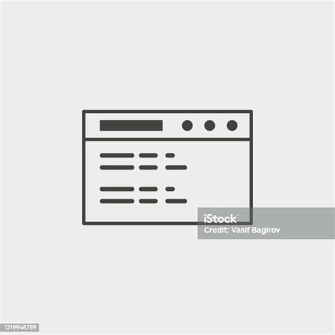 網站 網站 大綱 圖示web 開發向量圖示網站網頁設計移動應用資訊圖的簡單符號元素網站設計的線符號向量圖形及更多互聯網圖片 Istock