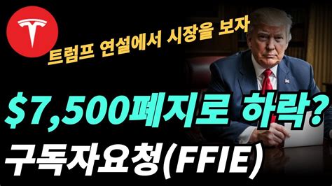 테슬라 세액공제 폐지로 단기 주가하락 Youtube