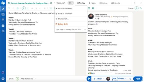 How To Write Save And Edit A Linkedin Post Draft On The Mobile App