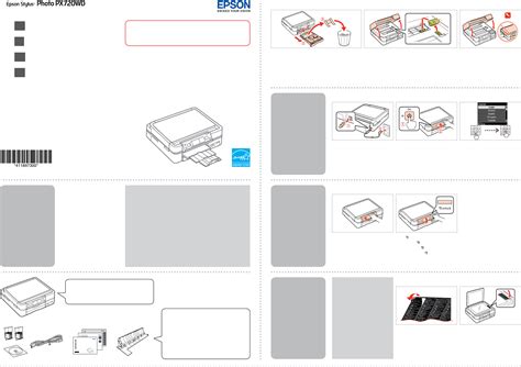 Bruksanvisning Epson Stylus Photo PX720WD (4 sidor)