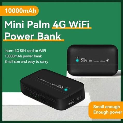Noir Routeur portable 5G Mifi répéteur WiFi sans fil point d accès