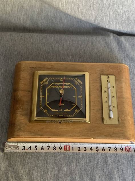 барометър и термометър Антиквариат Хасково добро състояние работи вижте снимките