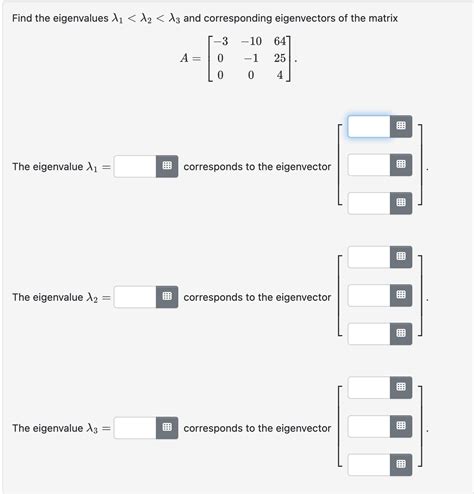 Solved Find the eigenvalues λ