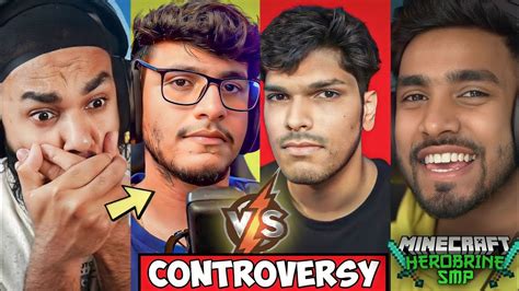 Mythpat And Triggered Insan Controversy Herobrine Smp Techno Gamerz