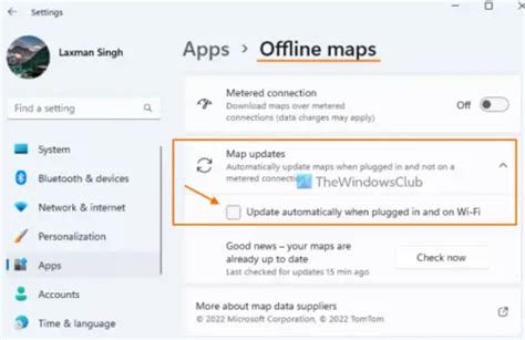 Enable Or Disable Automatically Update Offline Maps In Windows 11