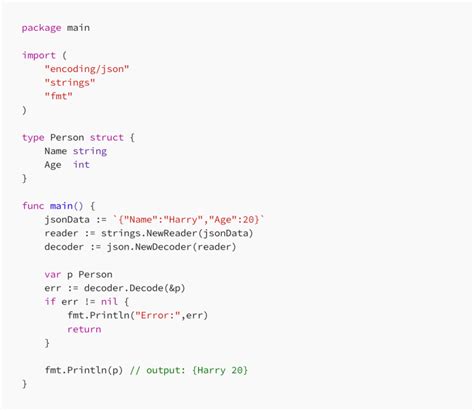 Guide To Json Marshalunmarshal And Encodedecode Josh Software