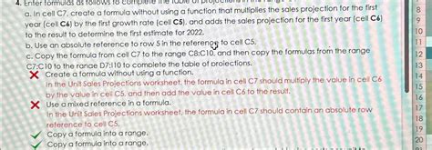 solved a ﻿in cell c7 ﻿create a formula without using a