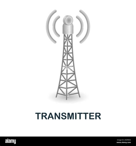 Transmitter Icon 3d Illustration From War Collection Creative
