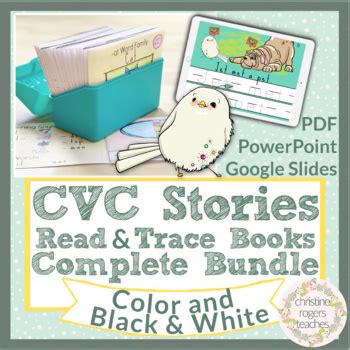 Emergent Reader CVC Decodable Reader CVC Books Digital CVC Words