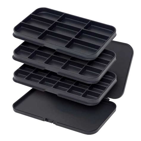 Conductive Hinged Lid Small Component Boxes Static Safe Environments