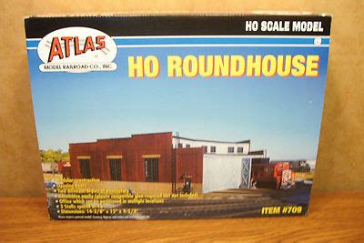 Atlas Model Railroading 3 Stall Roundhouse Ho Scale Building