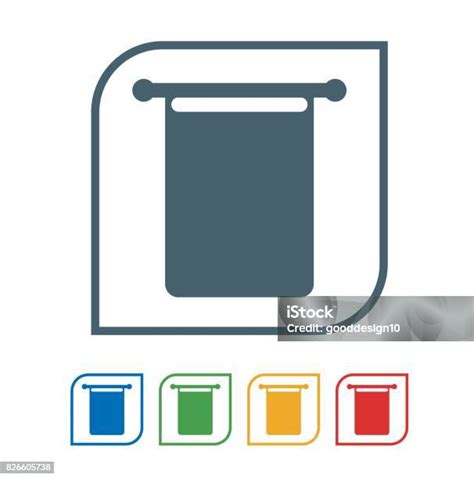 Ikon Undangan Diisolasi Di Latar Belakang Putih Ikon Ilustrasi Vektor