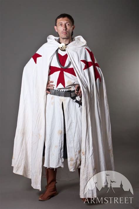 Knights Crusader Templar Medieval Cloak La Mode Médiévale Vêtements