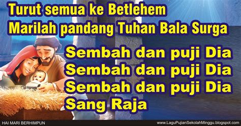 Lirik Lagu Pujian Rohani Kristen Sekolah Minggu Gereja Tuhan Yesus Hai