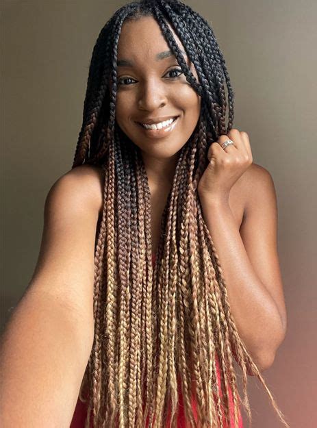 Gottin Hair Ombre Box Braids Crochet Hair 6 Packs 24 Inch Box Braids