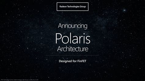 AMD Next Generation Polaris Architecture Unveiled