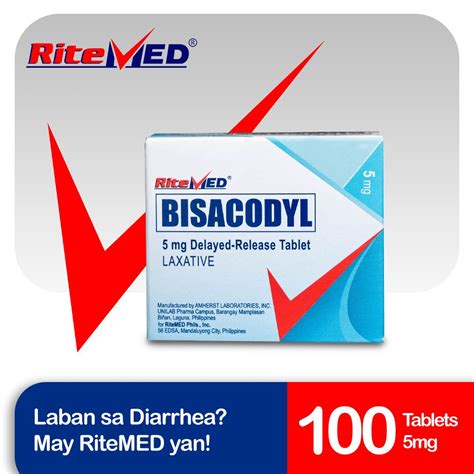 Ritemed Bisacodyl 5mg 4 Tabs Lazada Ph