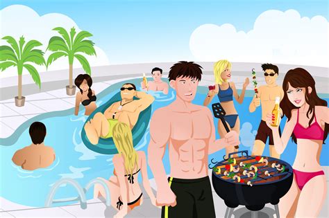 Monsters Pool Party Swimming Telegraph
