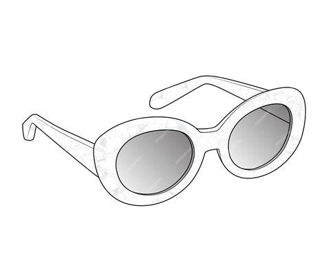 Premium Vector Sunglass Design Drawing And Illustration