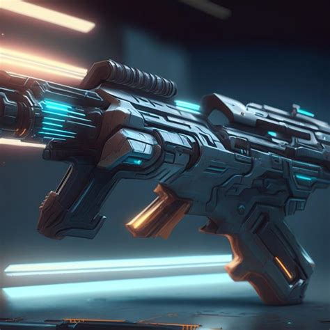 Futuristic Assault Rifle By Pickgameru On Deviantart