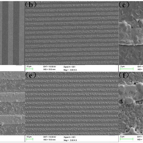 Surface Topography Of Sensor Samples A Before High Temperature