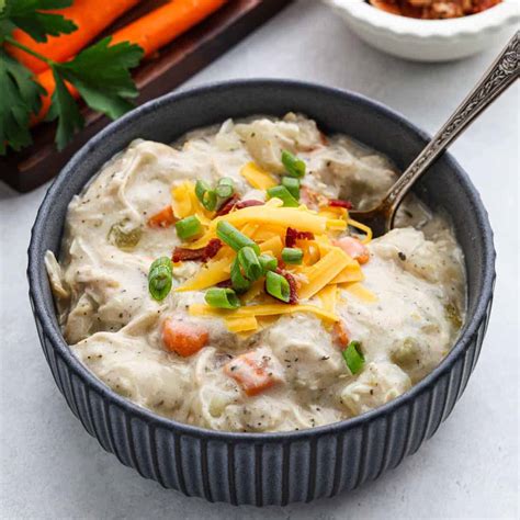 Crock Pot Potato Soup With Hashbrowns Eating On A Dime