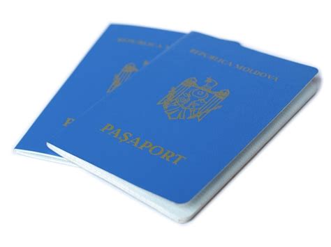 Premium Photo Moldovan Passport Isolated