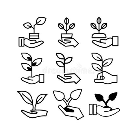 Icono De Reforestación O Logotipo Símbolo De Signo Aislado Ilustración