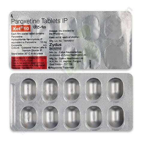 Comprar Paroxetina 10 Mg En Línea A Un Precio Asequible