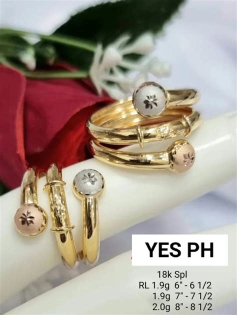 YES PH PINAKAMURA Legit TUNAY NA GOLD 18K RING Saudi Gold 2 0grams 100