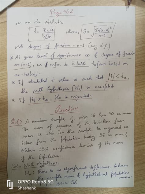 Students T Distribution T Test Clickaws